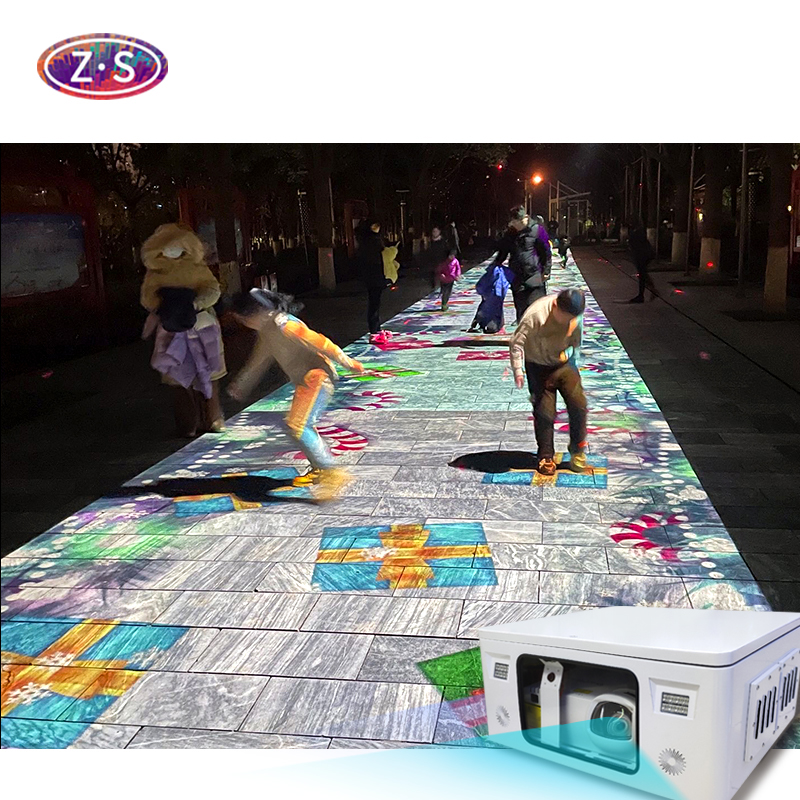 Outdoor Interactive Floor Projection-ZS Interactive Solutions