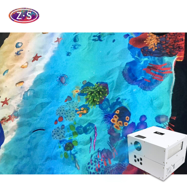Interactive Sand Beach Projection-ZS Projector Solutions
